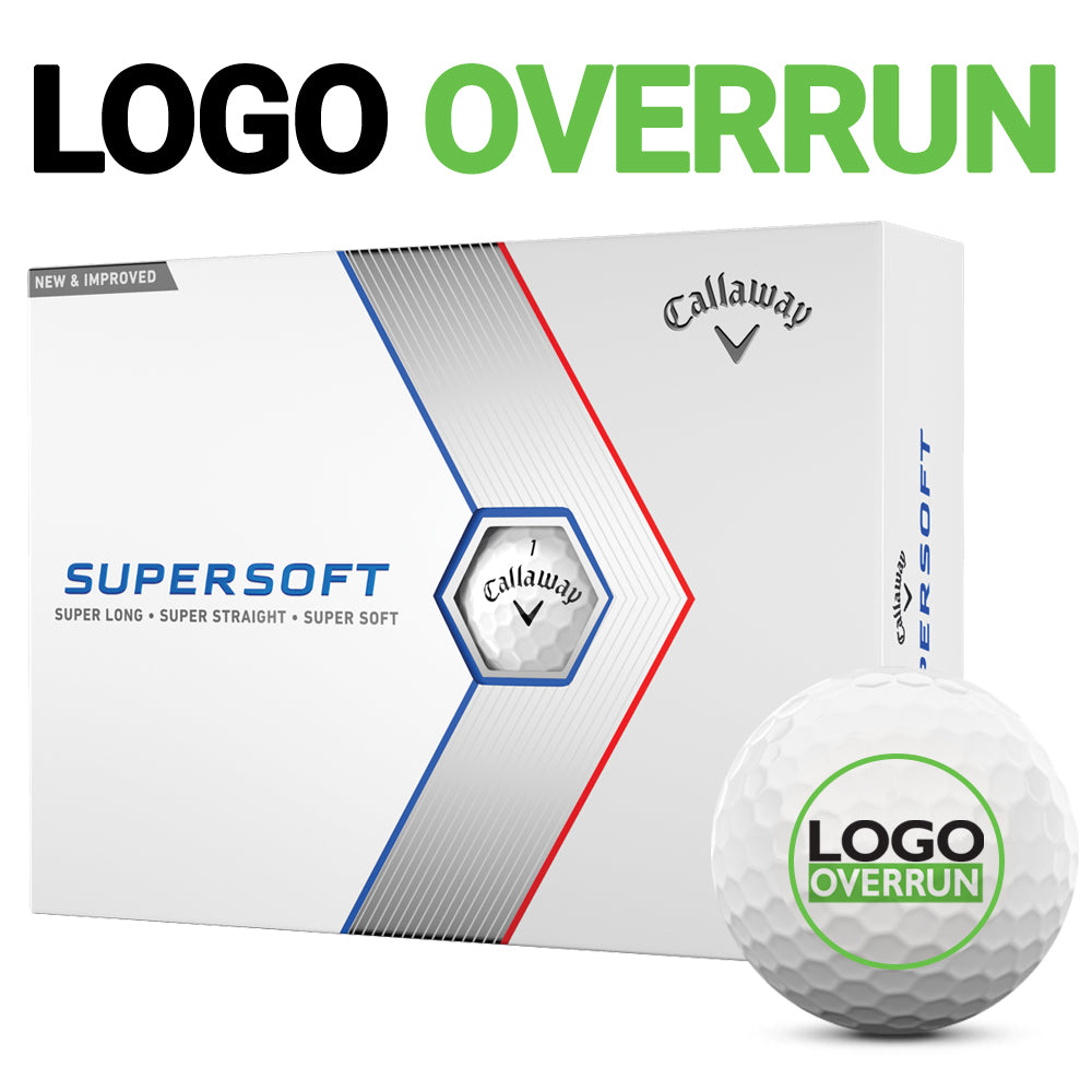 Callaway Supersoft Golf Balls - LOGO OVERRUN – MyCustomGolfBall
