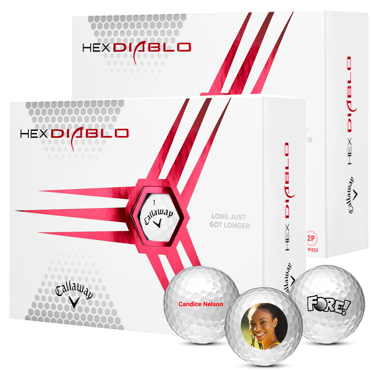 Custom Callaway Hex Diablo Golf Balls 2-Pack Deal | MCGB – MyCustomGolfBall