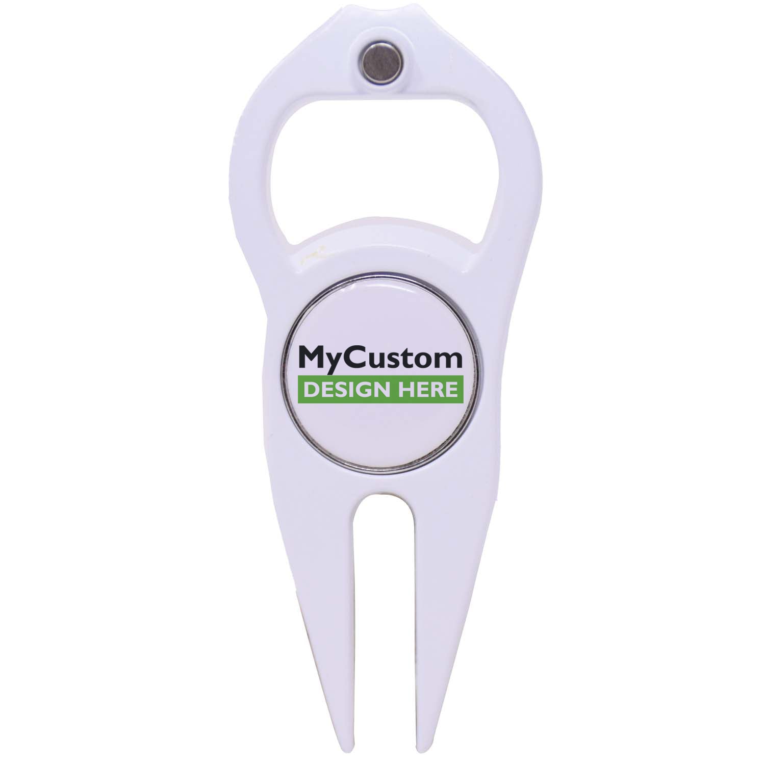 White Hat Trick 6 in 1 Divot Tool - MyCustomGolfBall