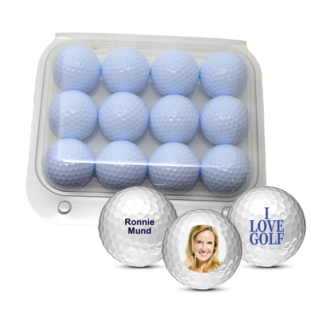 Custom Value White Golf Balls | MyCustomGolfBall