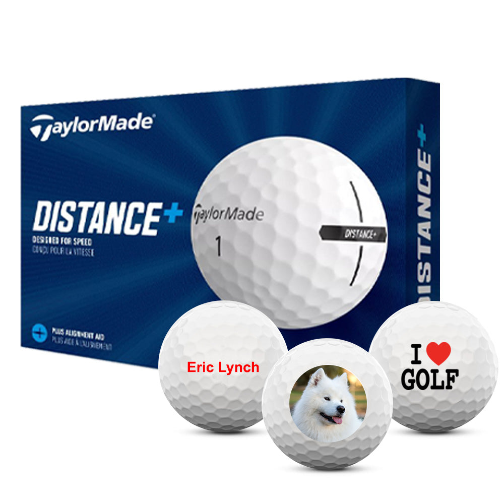 Custom TaylorMade Distance + Golf Balls (Prior Gen) - MyCustomGolfBall