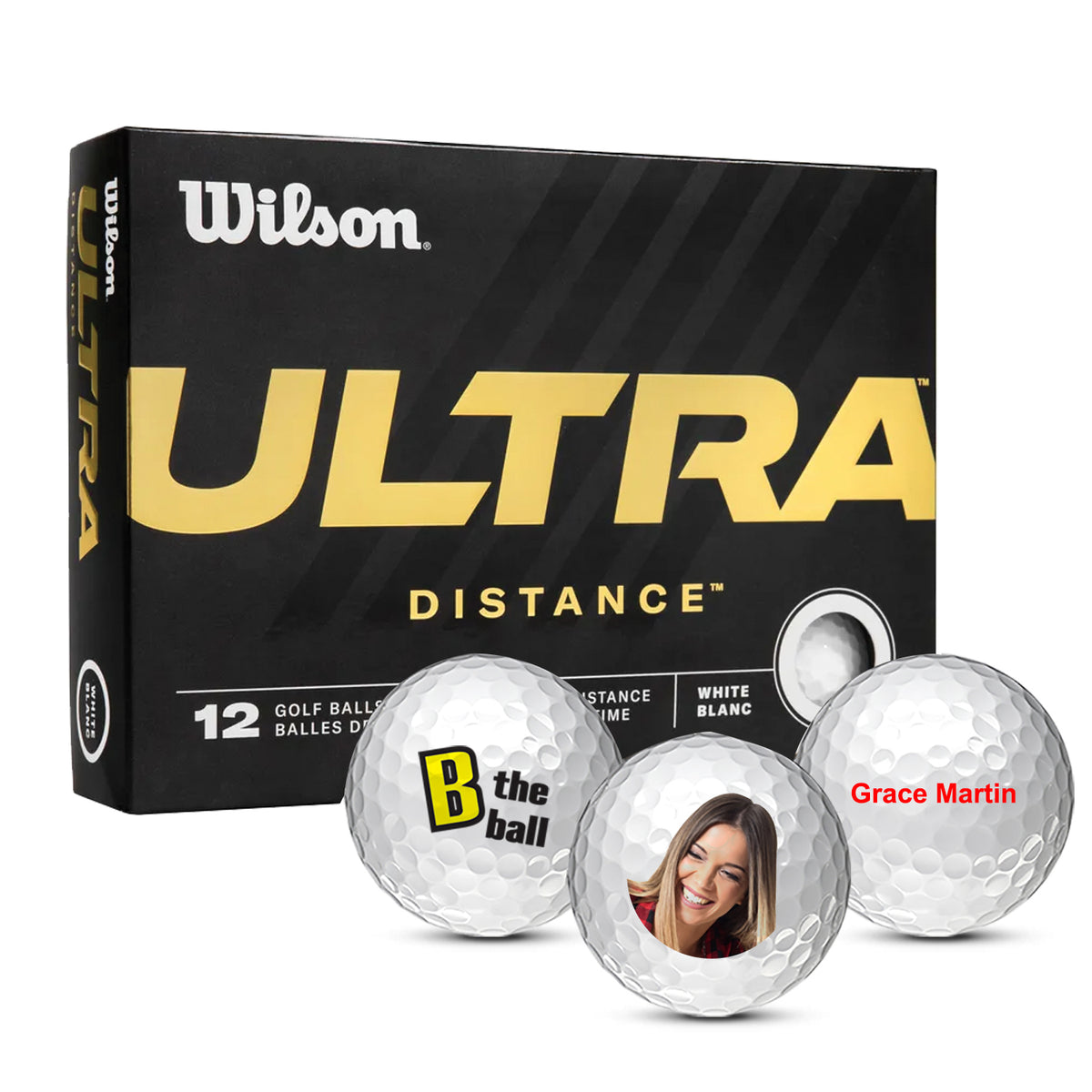 Custom Wilson Ultra Distance Golf Balls | MyCustomGolfBall