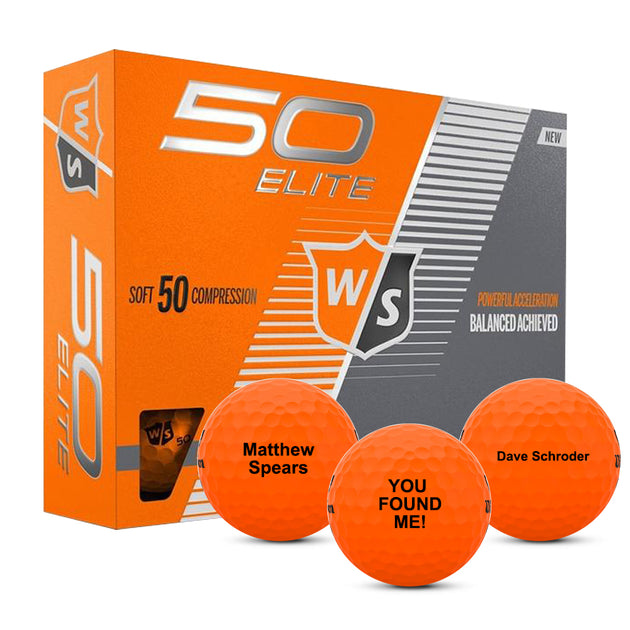 Colored Golf Balls – MyCustomGolfBall